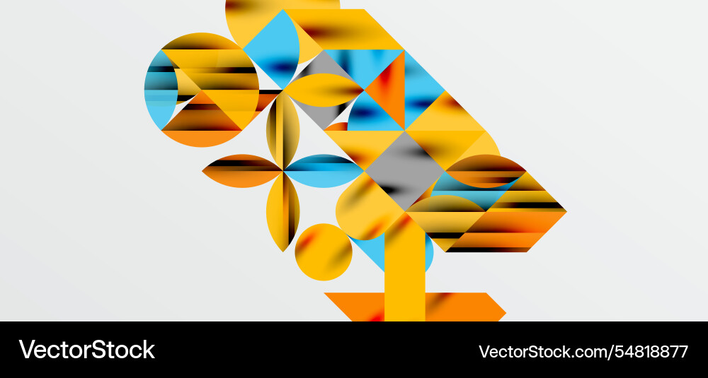 Geometric neo patterns abstract background for Vector Image