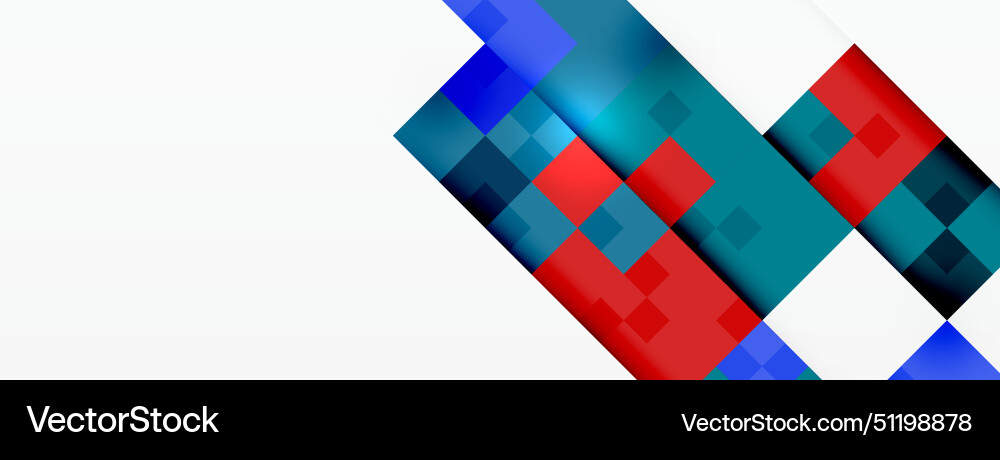 A red blue and white checkered pattern on a Vector Image