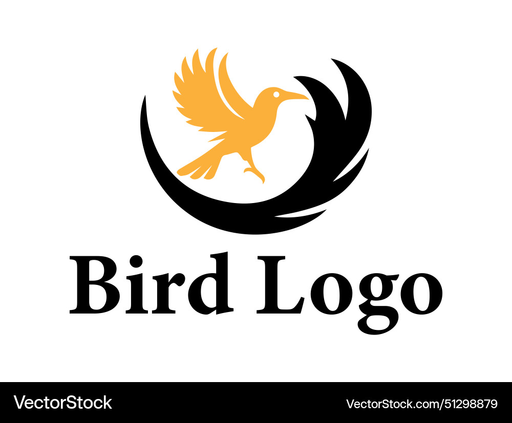 Bird logo Royalty Free Vector Image - VectorStock