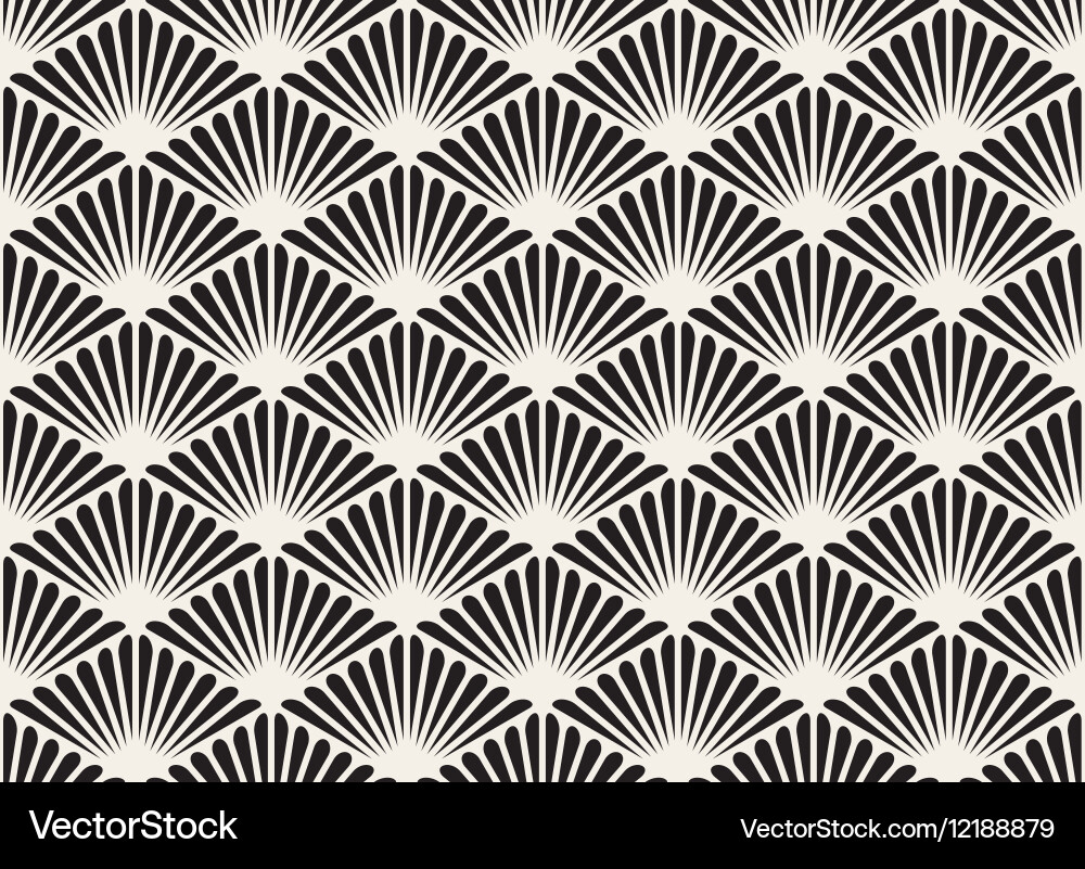 Black & White Sunburst Grid Royalty Free Vector Image