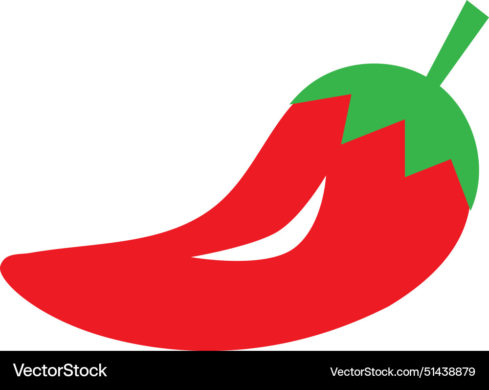 Red pepper Royalty Free Vector Image - VectorStock