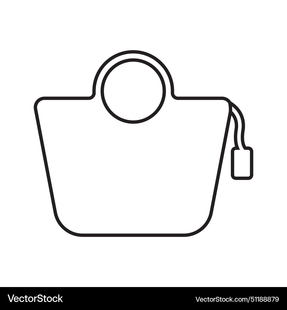 Tote bag icon Royalty Free Vector Image - VectorStock