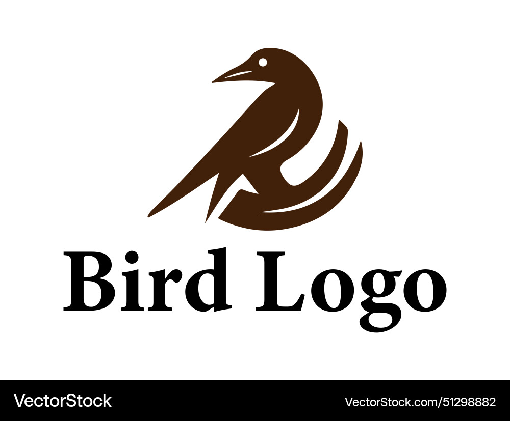 Bird logo Royalty Free Vector Image - VectorStock