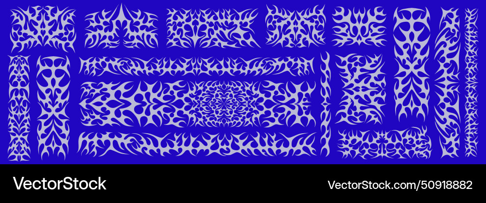 Gothic cyber sigilism tattoo pattern design Vector Image