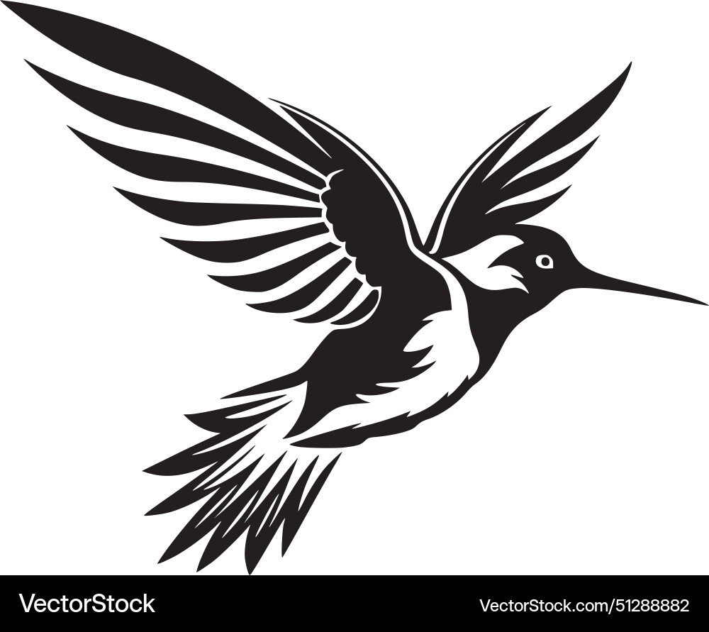 Hummingbird - high quality logo ideal Royalty Free Vector
