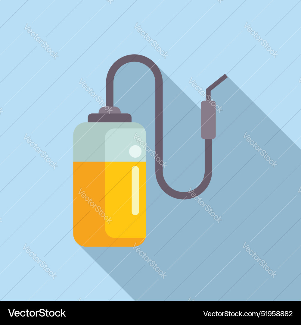 Manual pump sprayer for gardening holding Vector Image