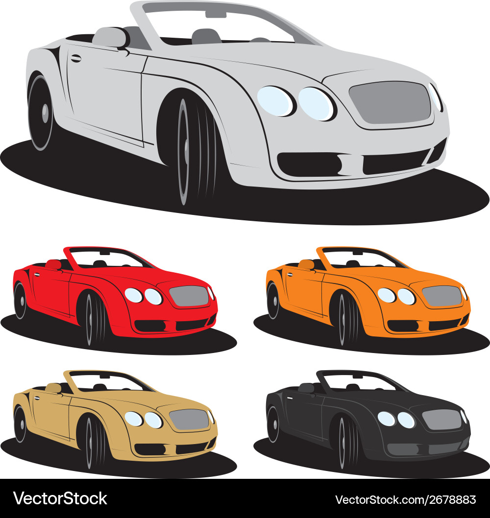 Luxury car Royalty Free Vector Image - VectorStock
