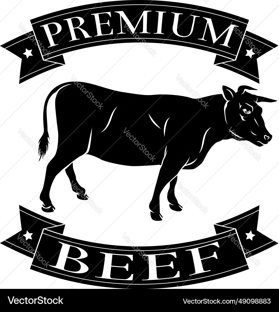 Premium beef icon Royalty Free Vector Image - VectorStock