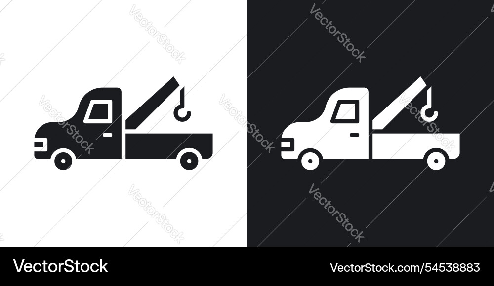 Tow truck icon Royalty Free Vector Image - VectorStock