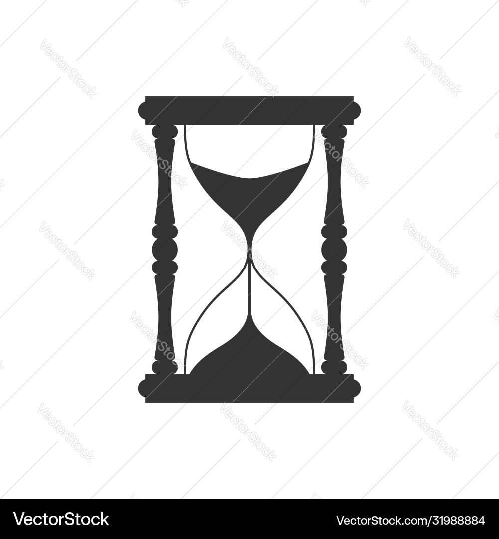 Hourglass symbol Royalty Free Vector Image - VectorStock