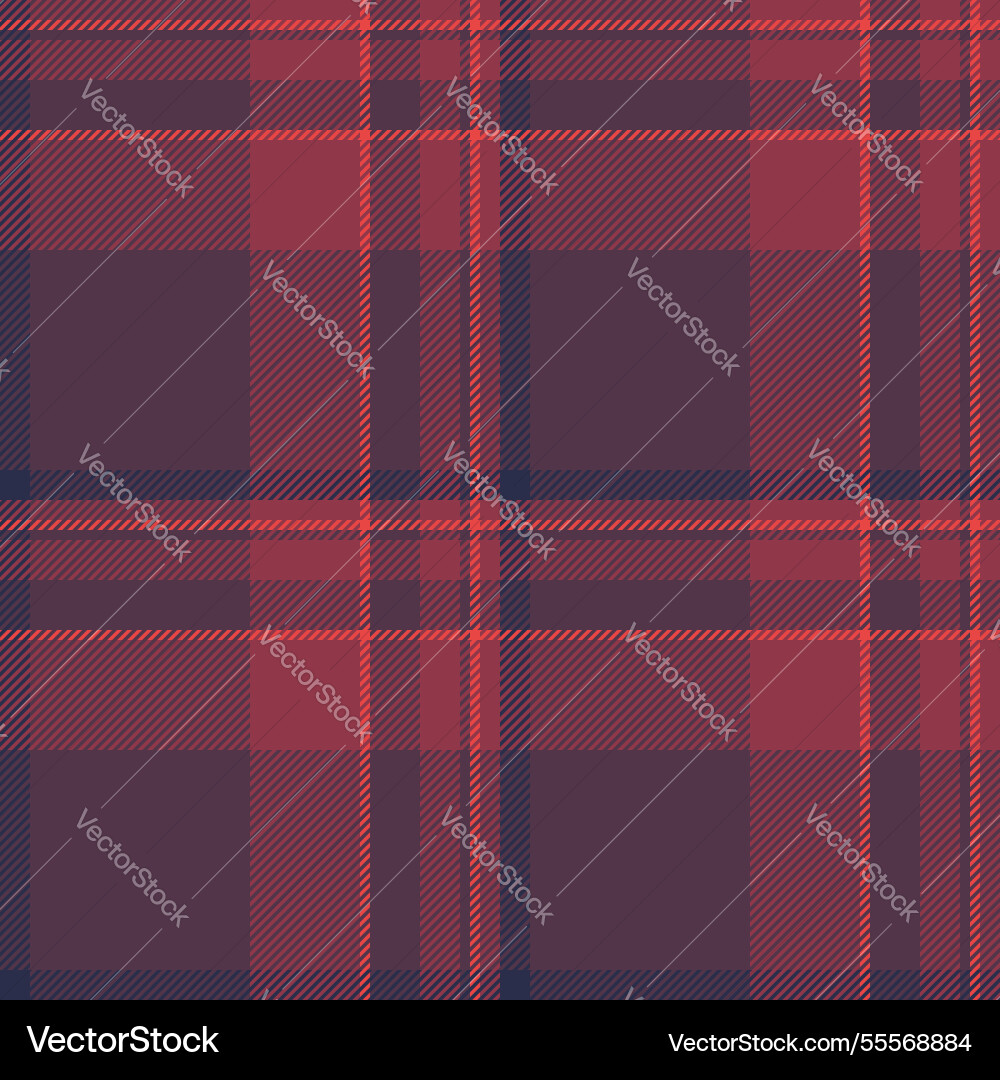 Stylish red and dark purple plaid pattern perfect Vector Image