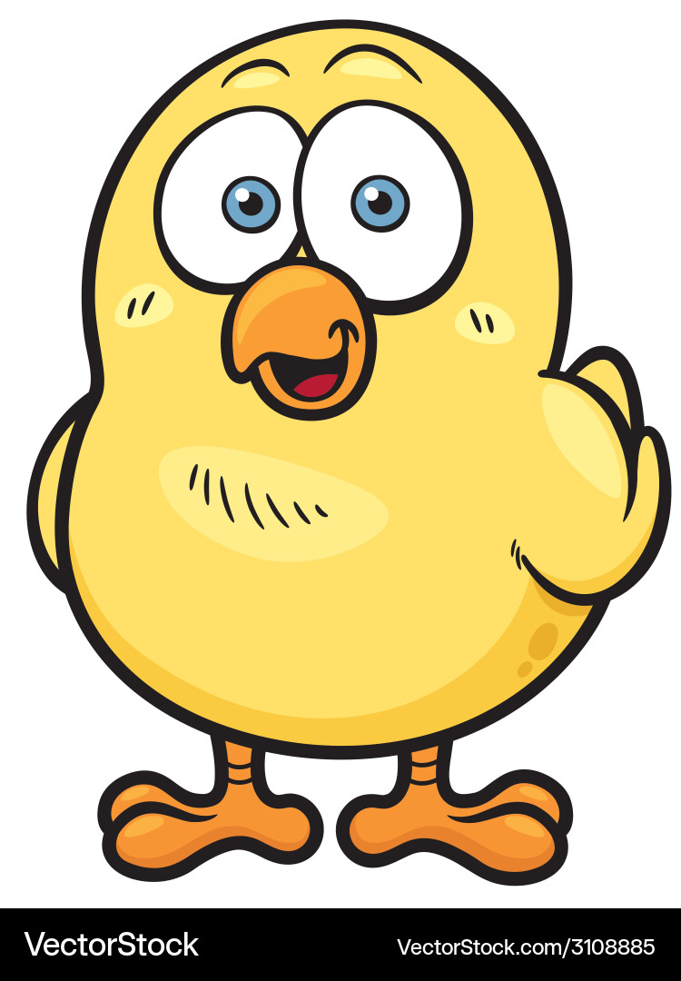 Little chicken Royalty Free Vector Image - VectorStock