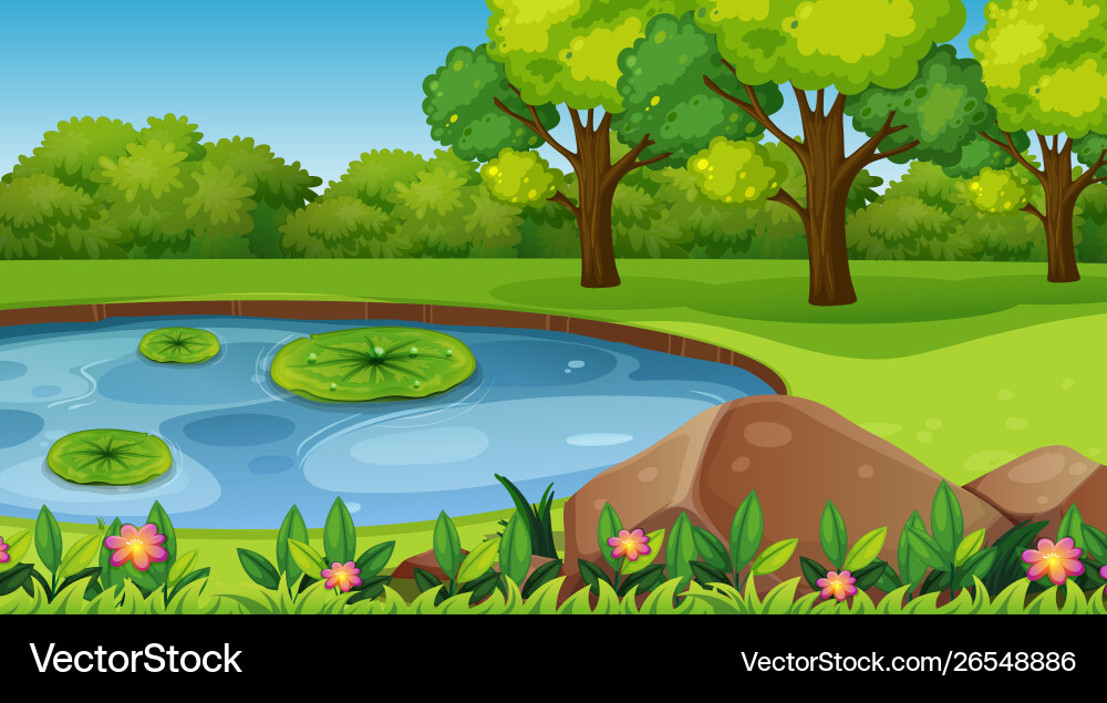 Empty background nature scenery Royalty Free Vector Image
