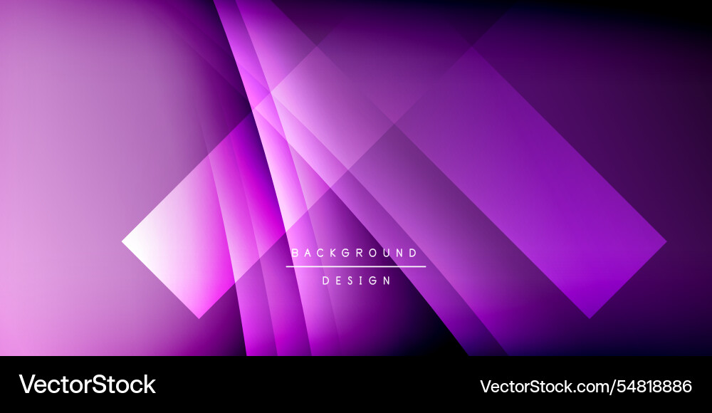 Expressive poster with shadow lines features Vector Image