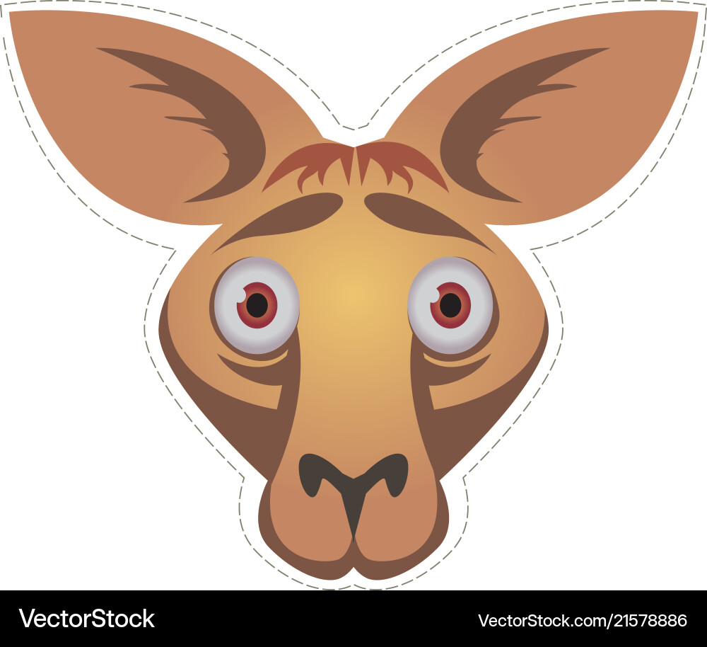 Kangaroo Face Mask Kangaroo Mask Etsy