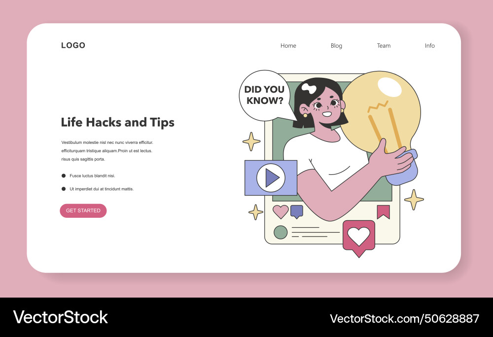 Innovative ideas set flat Royalty Free Vector Image