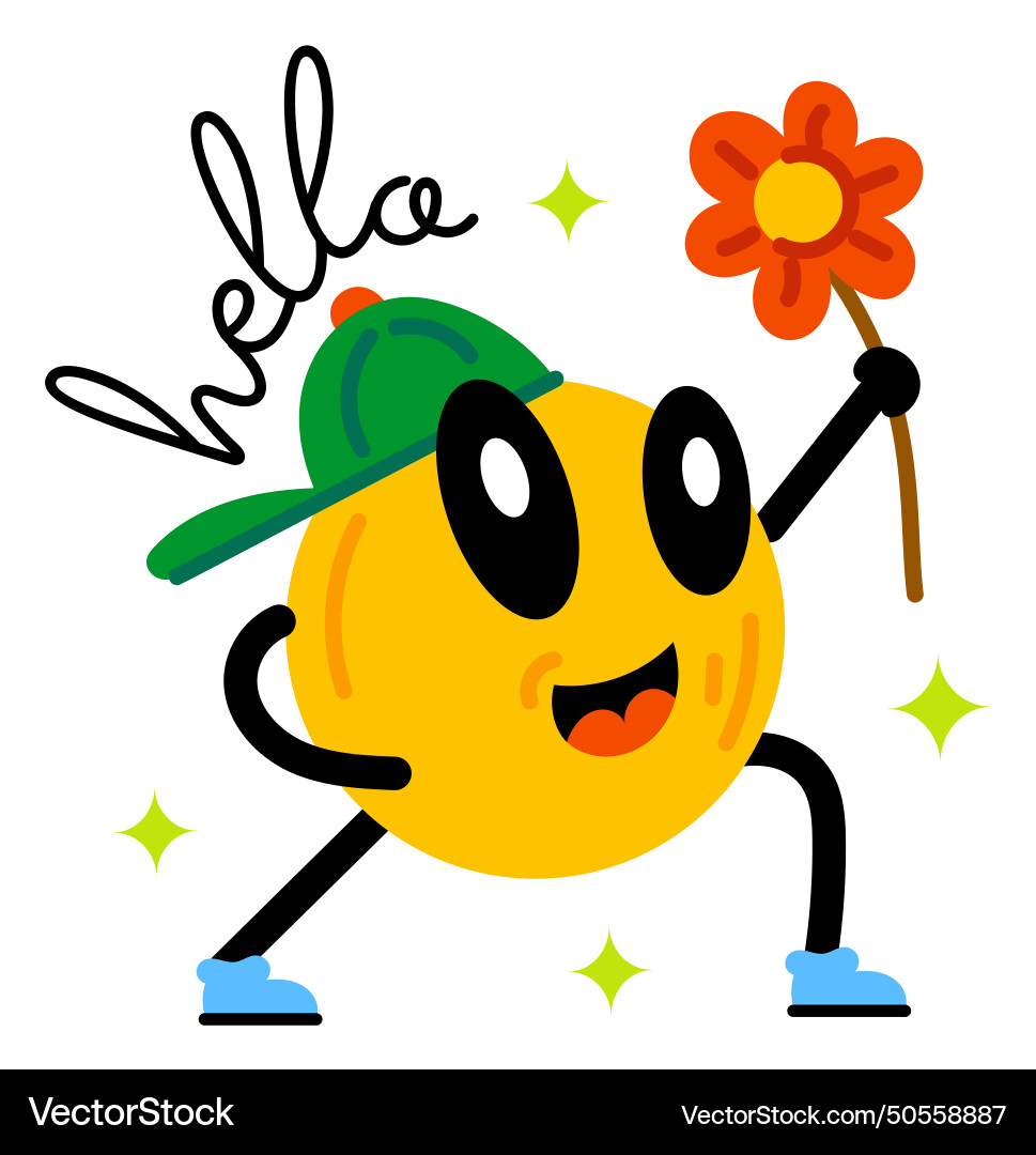 Spring emoji Royalty Free Vector Image - VectorStock