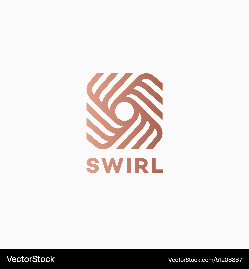 Swirl logo Royalty Free Vector Image - VectorStock