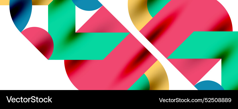 Circle pattern round elements with lines Vector Image