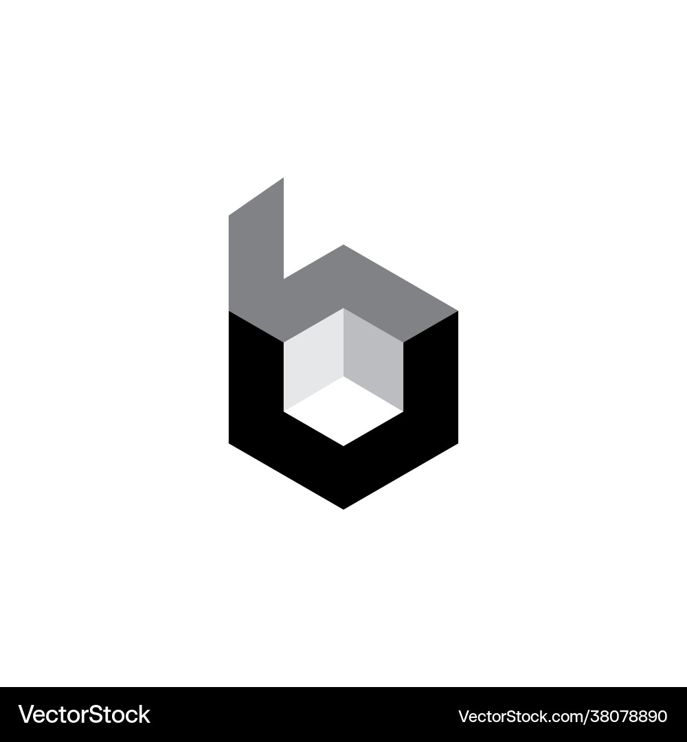 B box logo Royalty Free Vector Image - VectorStock