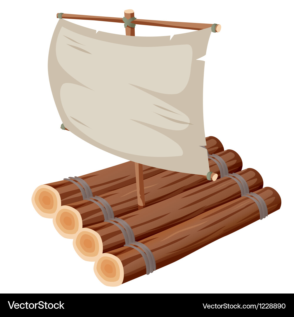 Raft Royalty Free Vector Image - VectorStock