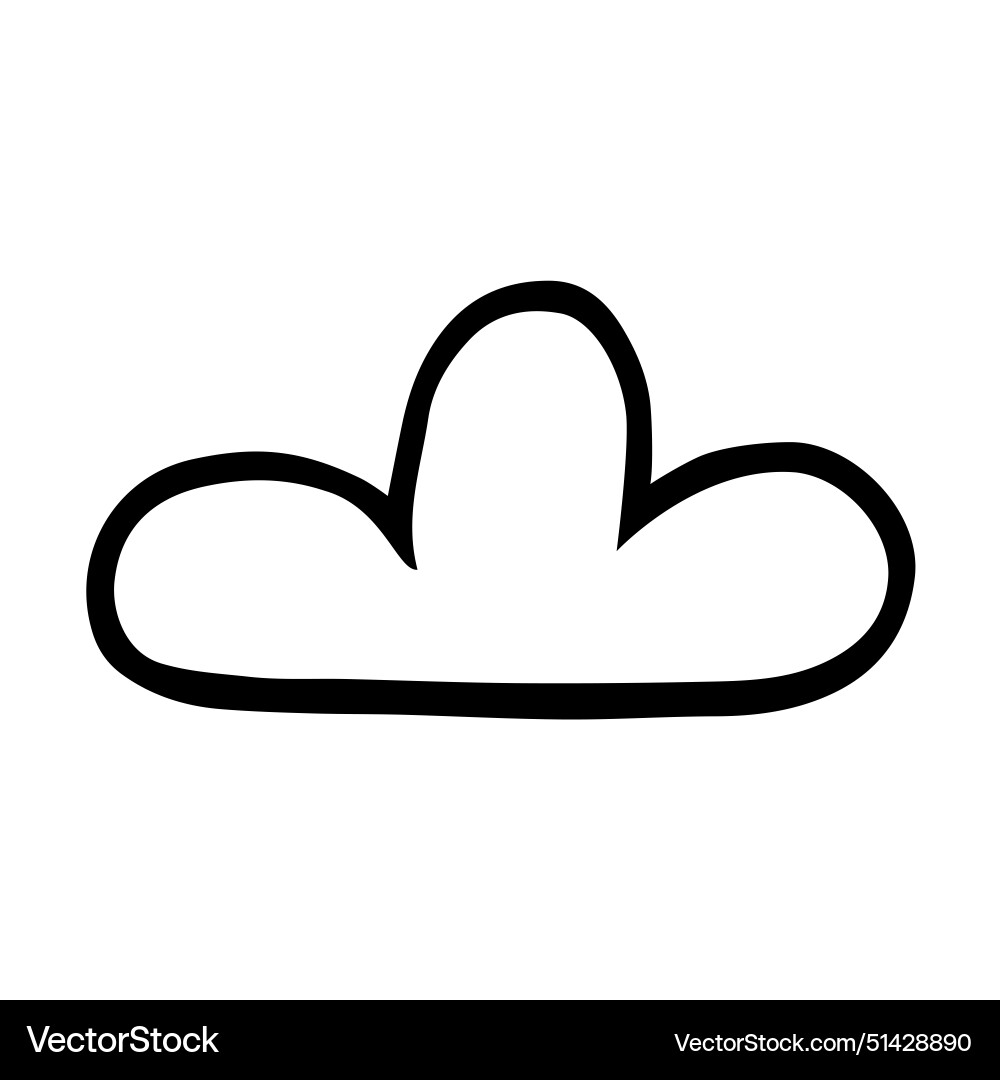 Sky cloud icon Royalty Free Vector Image - VectorStock