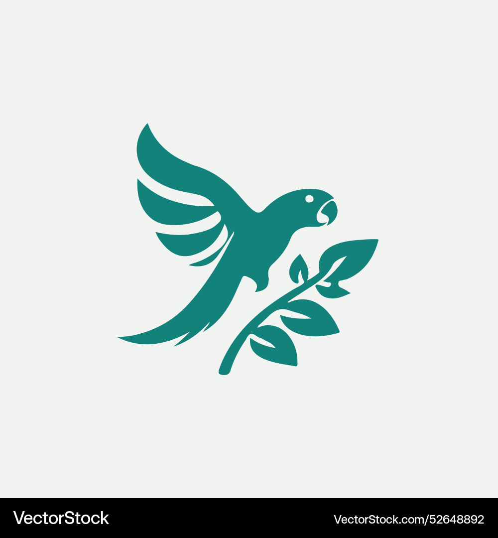 Parrot logo Royalty Free Vector Image - VectorStock