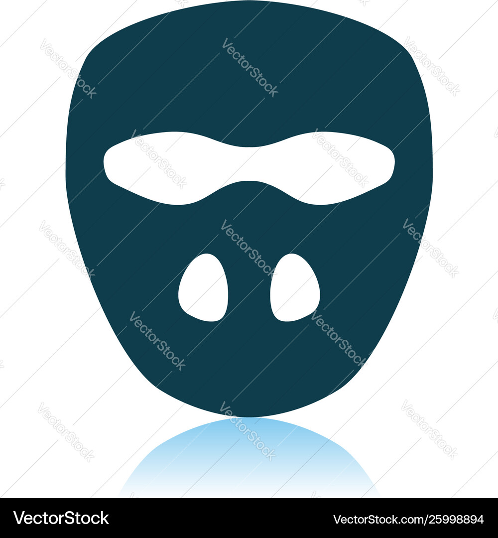 Cricket mask icon Royalty Free Vector Image - VectorStock