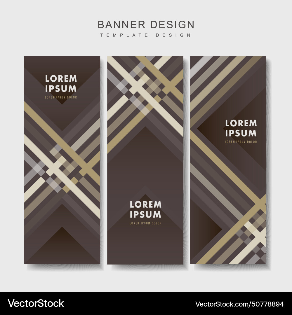 Elegant banner template – Royalty-Free Vector | VectorStock