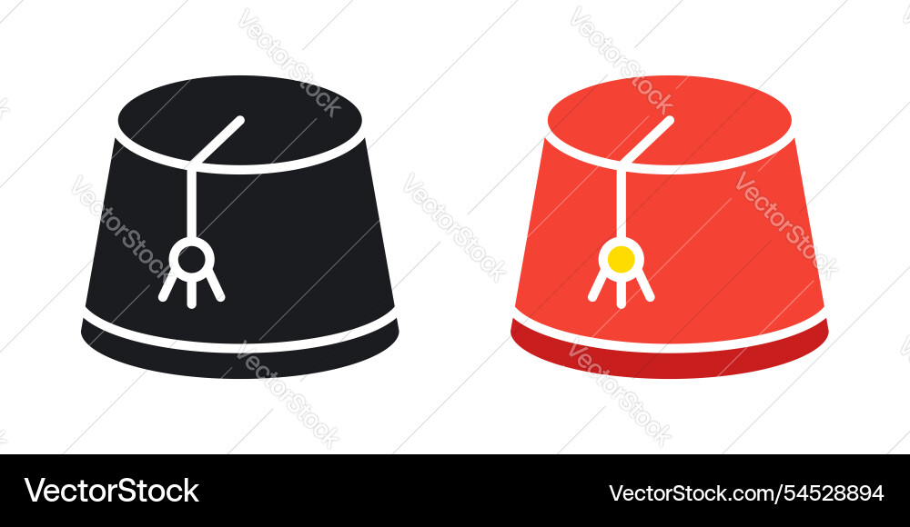 Fez hat icon Royalty Free Vector Image - VectorStock