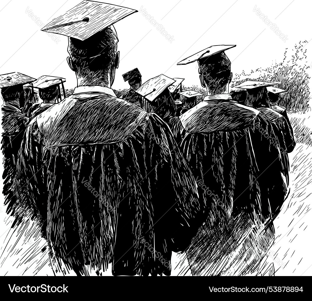 Graduation Celebration Royalty Free Vector Image