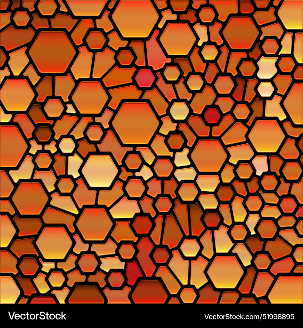 Abstract stained-glass mosaic background Vector Image
