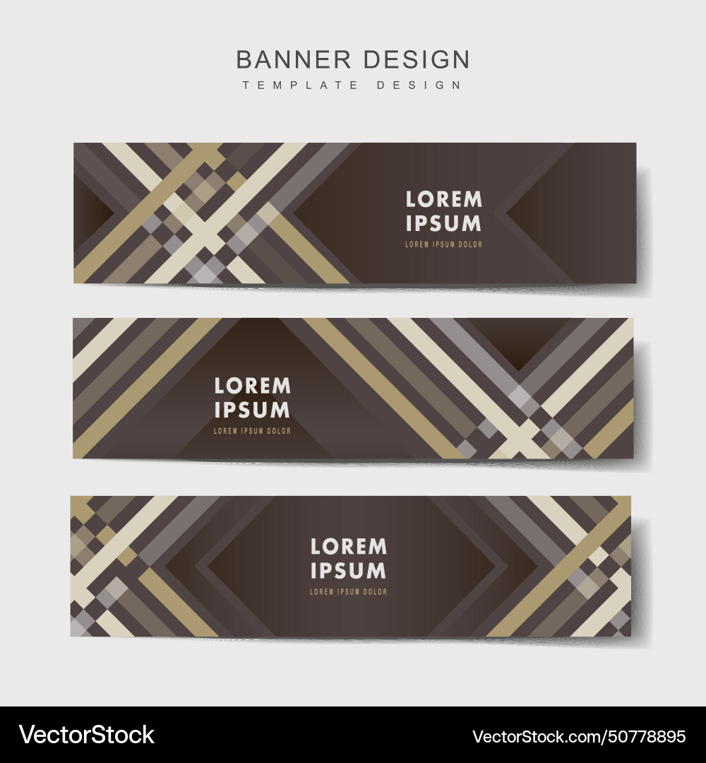 Elegant banner template Royalty Free Vector Image