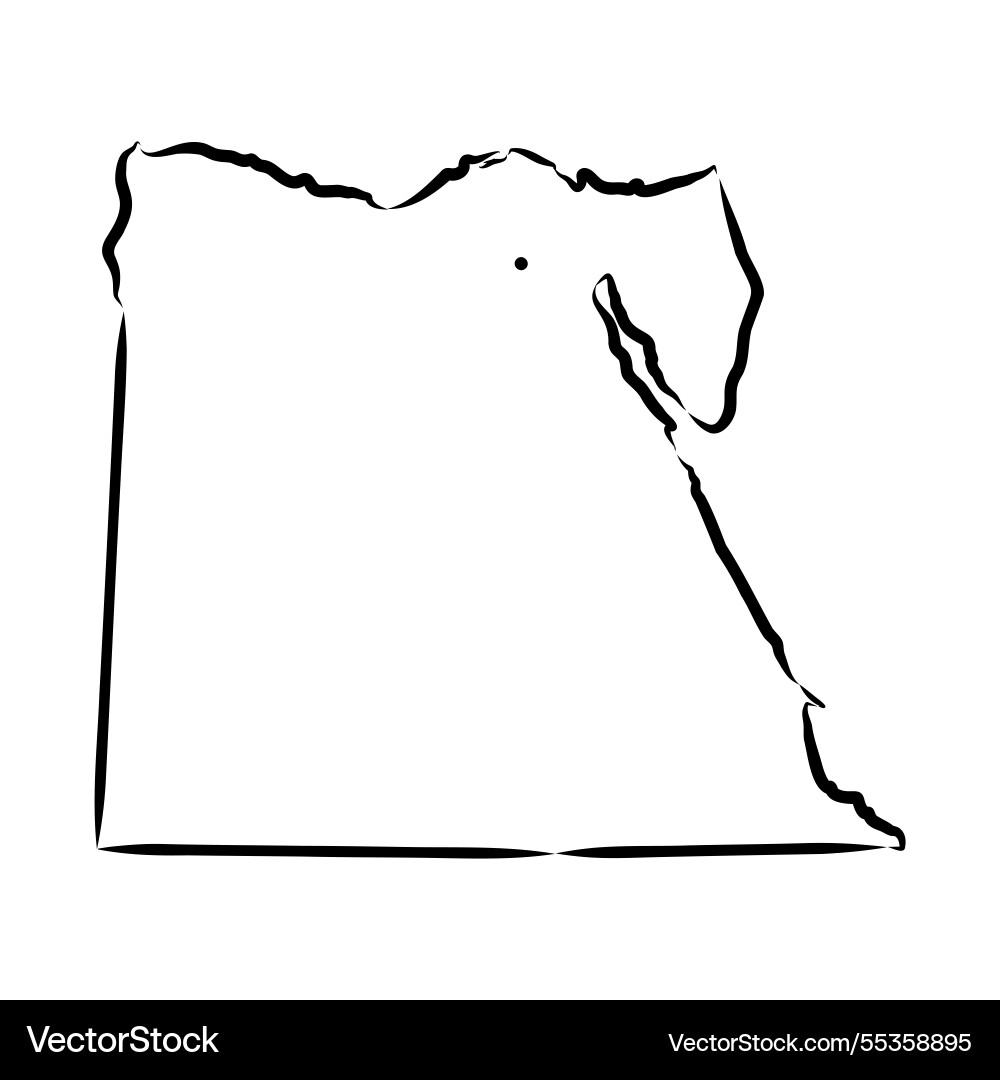 Map of egypt concept Royalty Free Vector Image