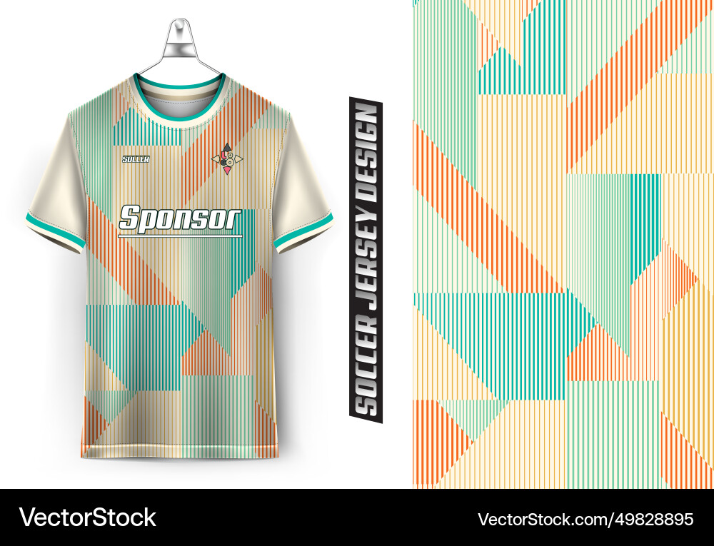 New jersey design for sublimition print file Vector Image