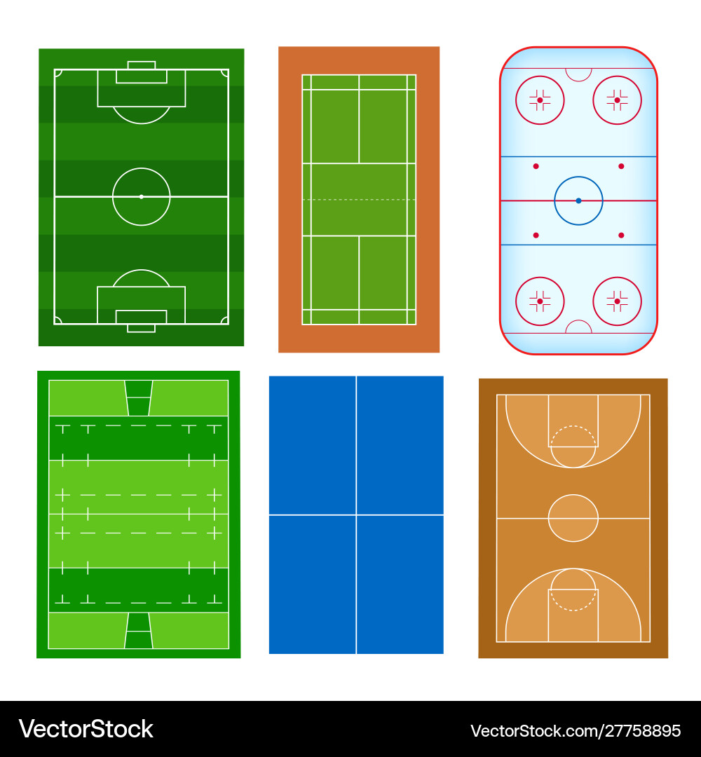 Realistic badminton playground with net Royalty Free Vector