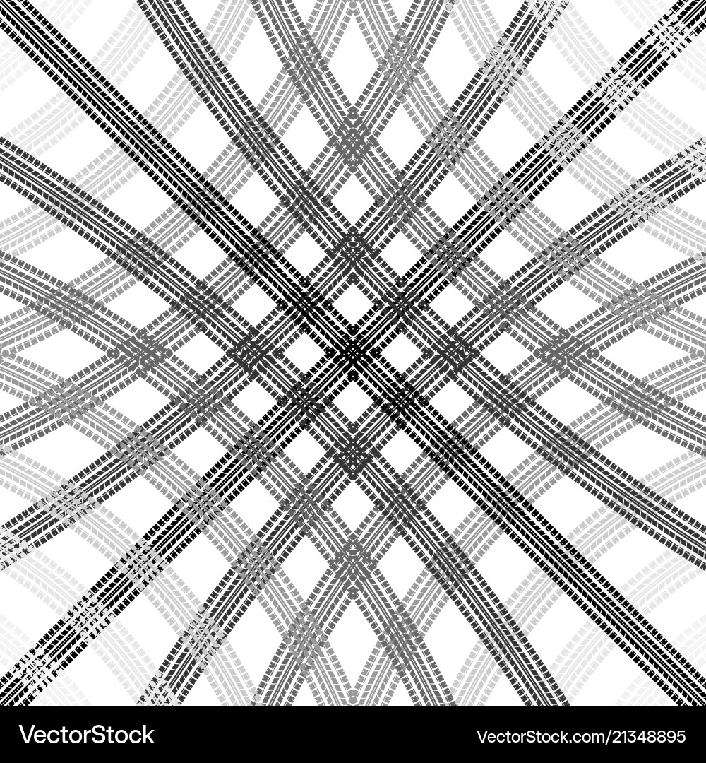 Tire tracks gray background Royalty Free Vector Image