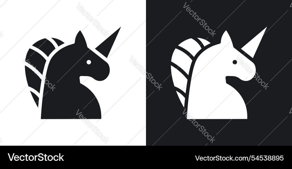 Unicorn icon Royalty Free Vector Image - VectorStock
