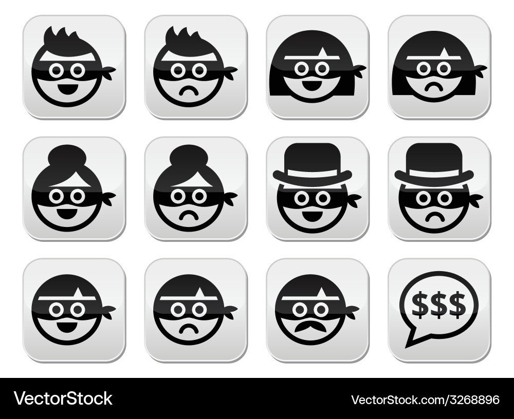 Thief Icon Mask Vector Images (over 6,100)