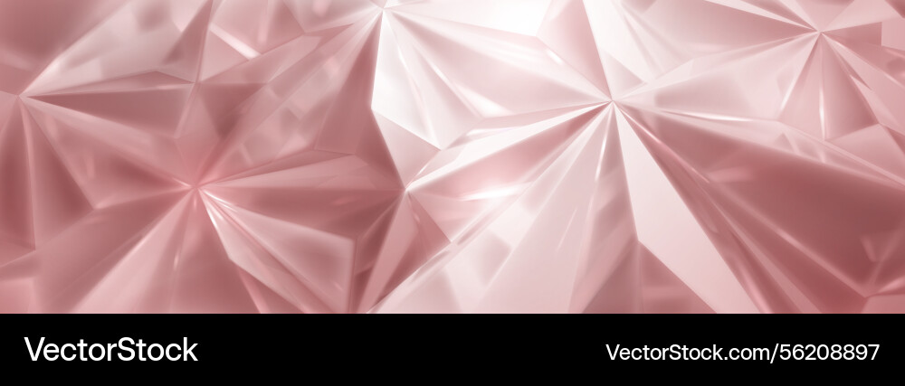 Bright pink abstract crystal background Royalty Free Vector