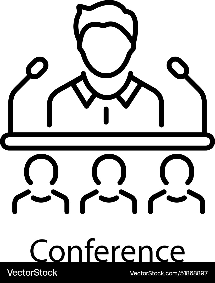 Conference Royalty Free Vector Image - VectorStock