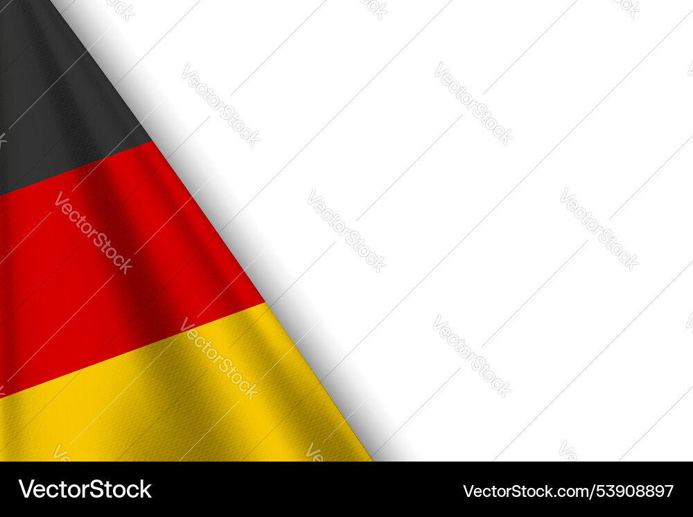 Germany flag with original color Royalty Free Vector Image