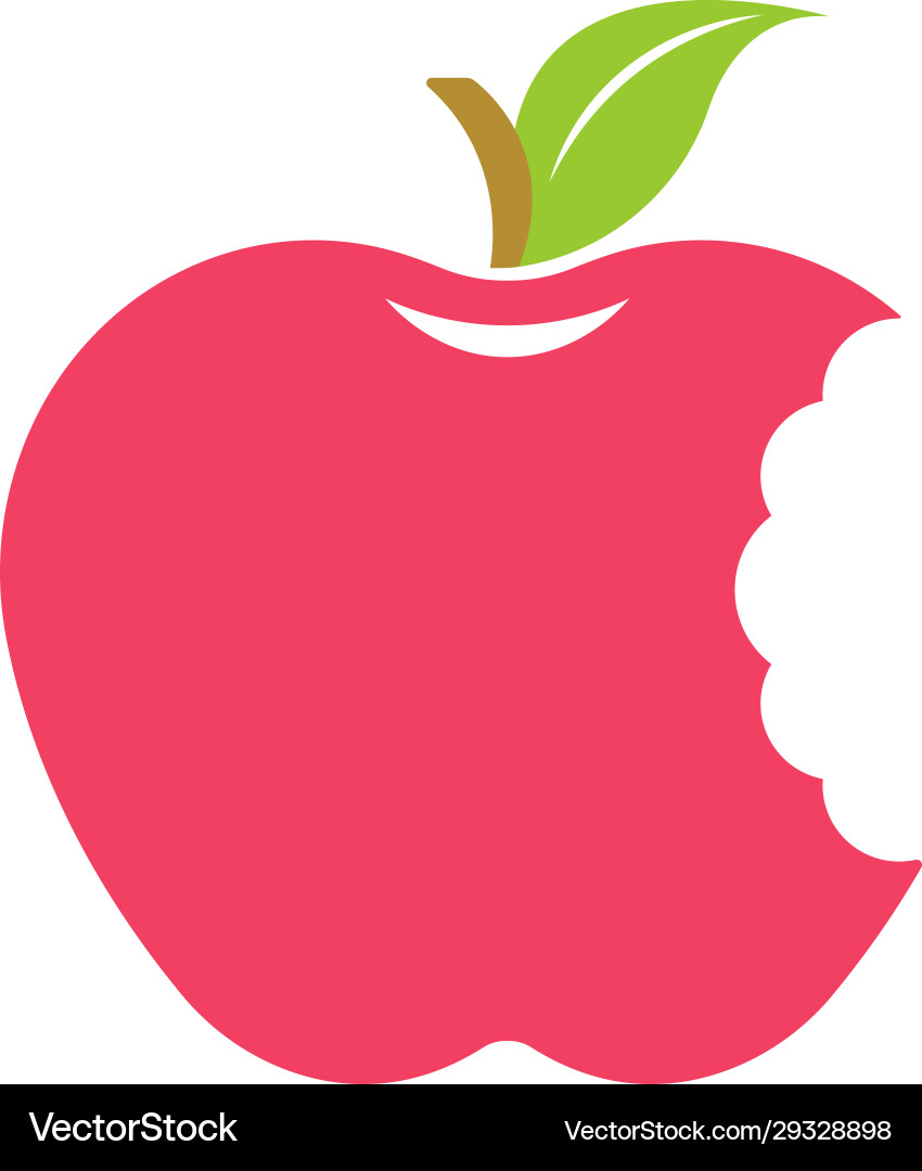Bitten Apple Clip Art
