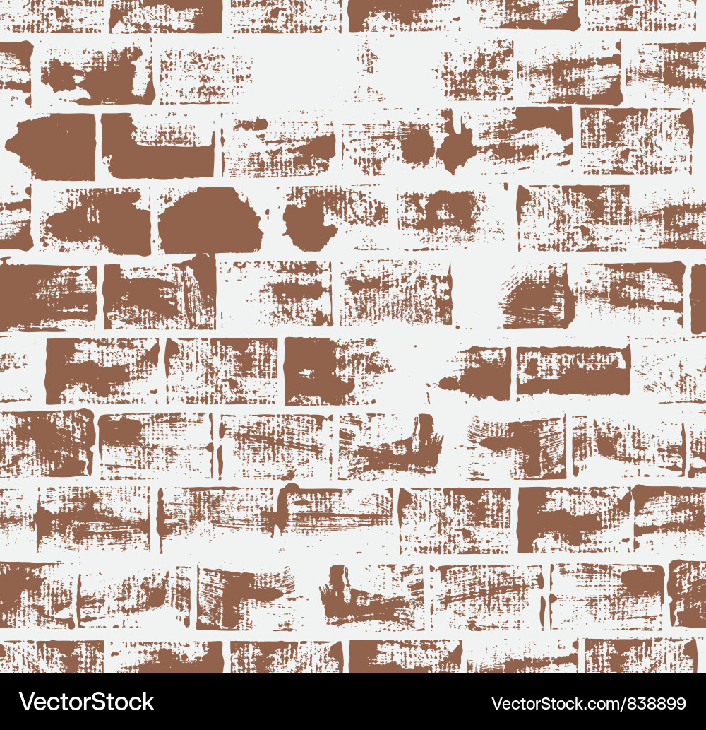 Brick Wall Seamless Pattern Royalty Free Vector Image
