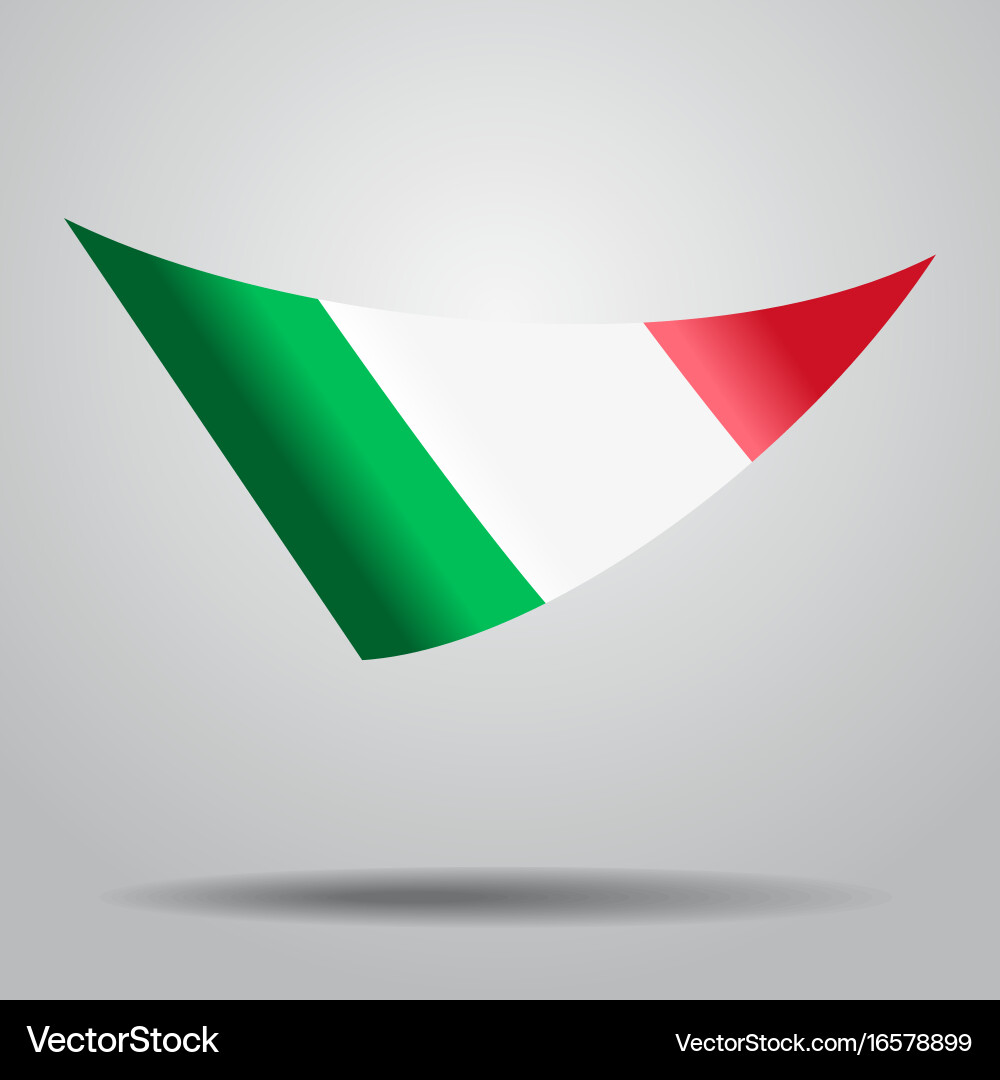 Italian Flag Abstract Background Royalty Free Vector Image