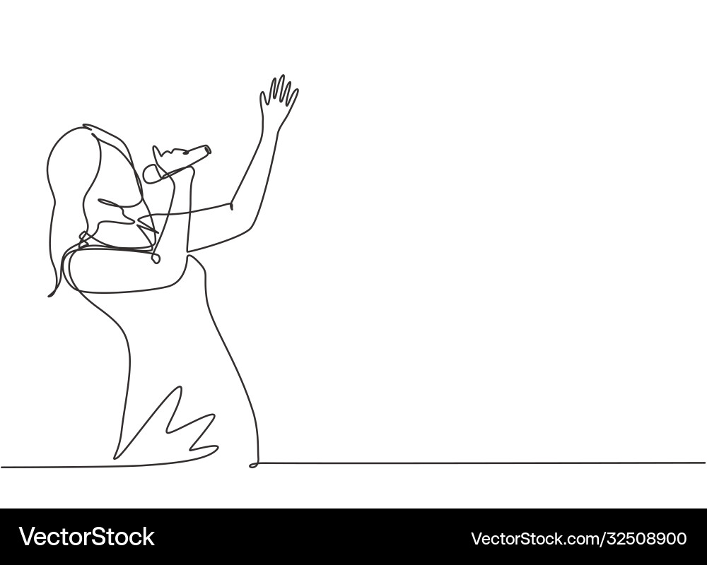 Singer Woman Outline Vector Images (over 440)