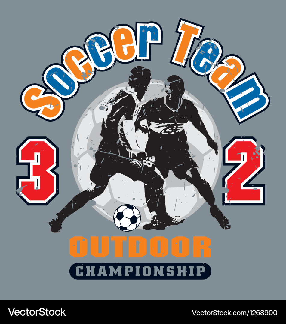 Soccer team Royalty Free Vector Image - VectorStock