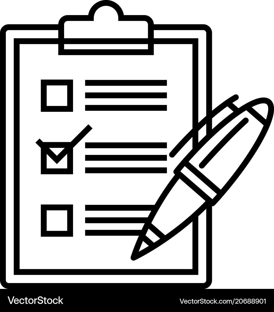 Checklist icon Royalty Free Vector Image - VectorStock