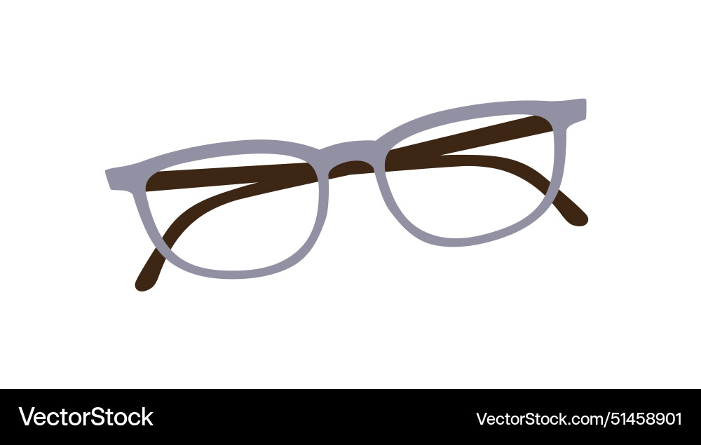 Eyeglasses modern eyewear eye glasses Royalty Free Vector
