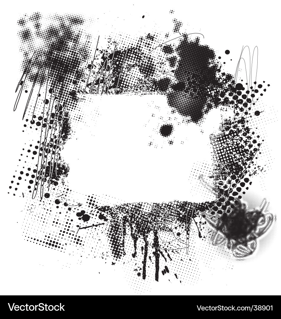 Halftone Grunge Texture Royalty Free Vector Image